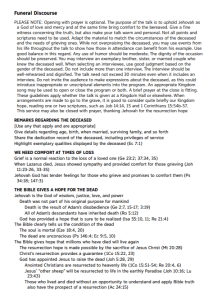 How Do Jehovah’s Witnesses View Funerals? – JW FAQ